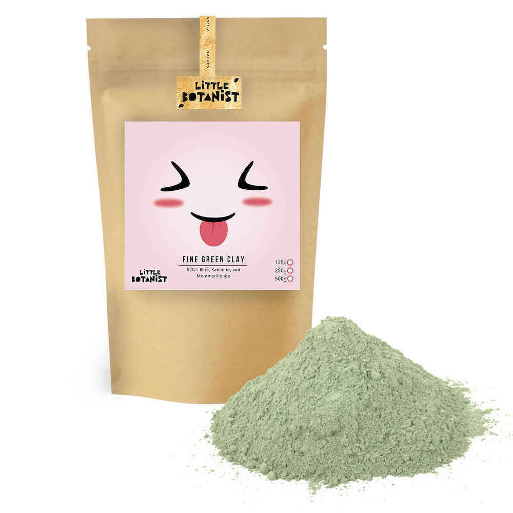 Fine Green Clay - Natural Colour - Little Botanist